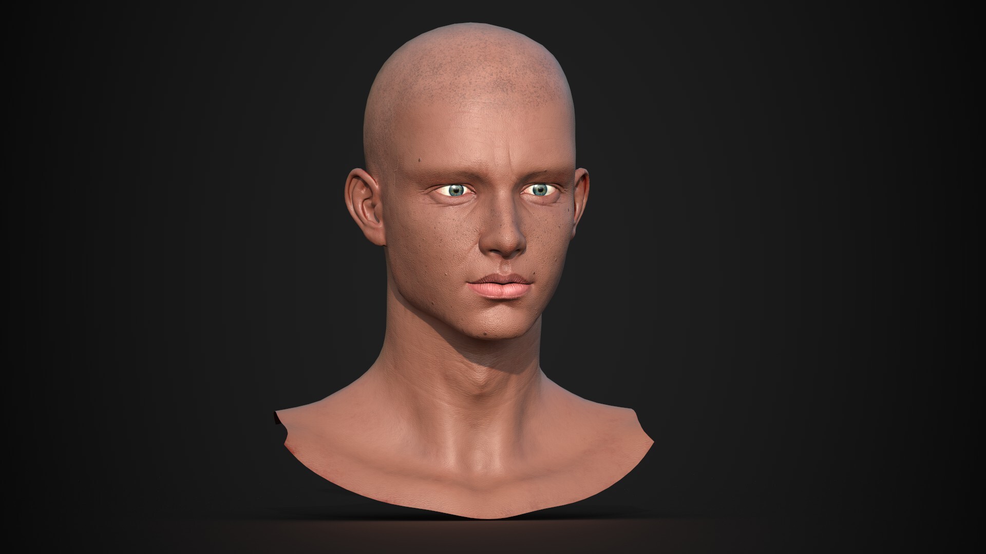 ArtStation - Texturing Practice - Face version 2