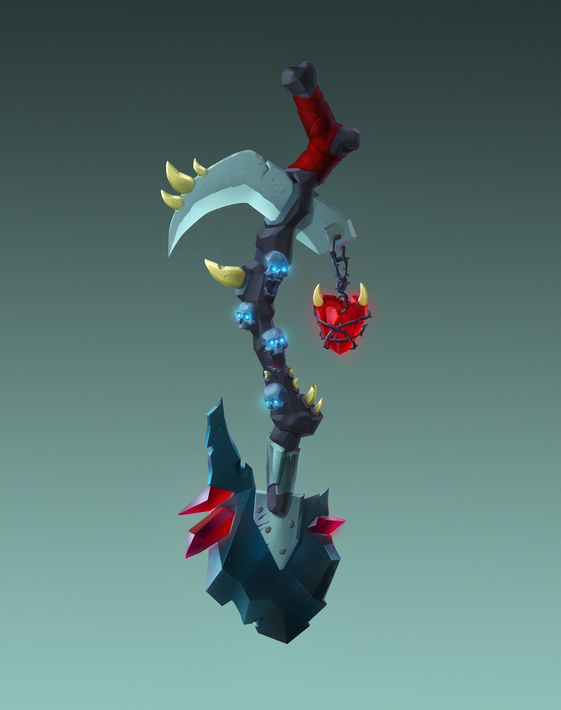 ArtStation - Demonic shovel
