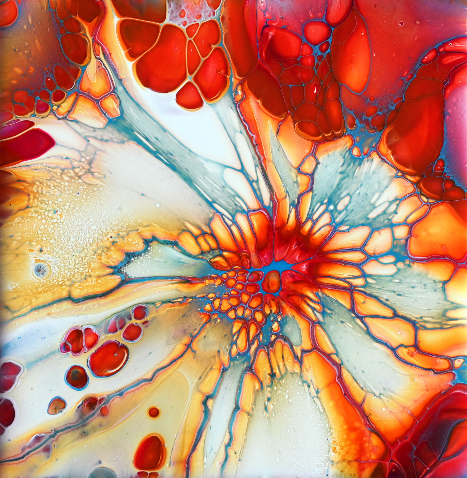 Fiona Art - Testing out Ambre Art Paints for Acrylic Pouring Bloom ...