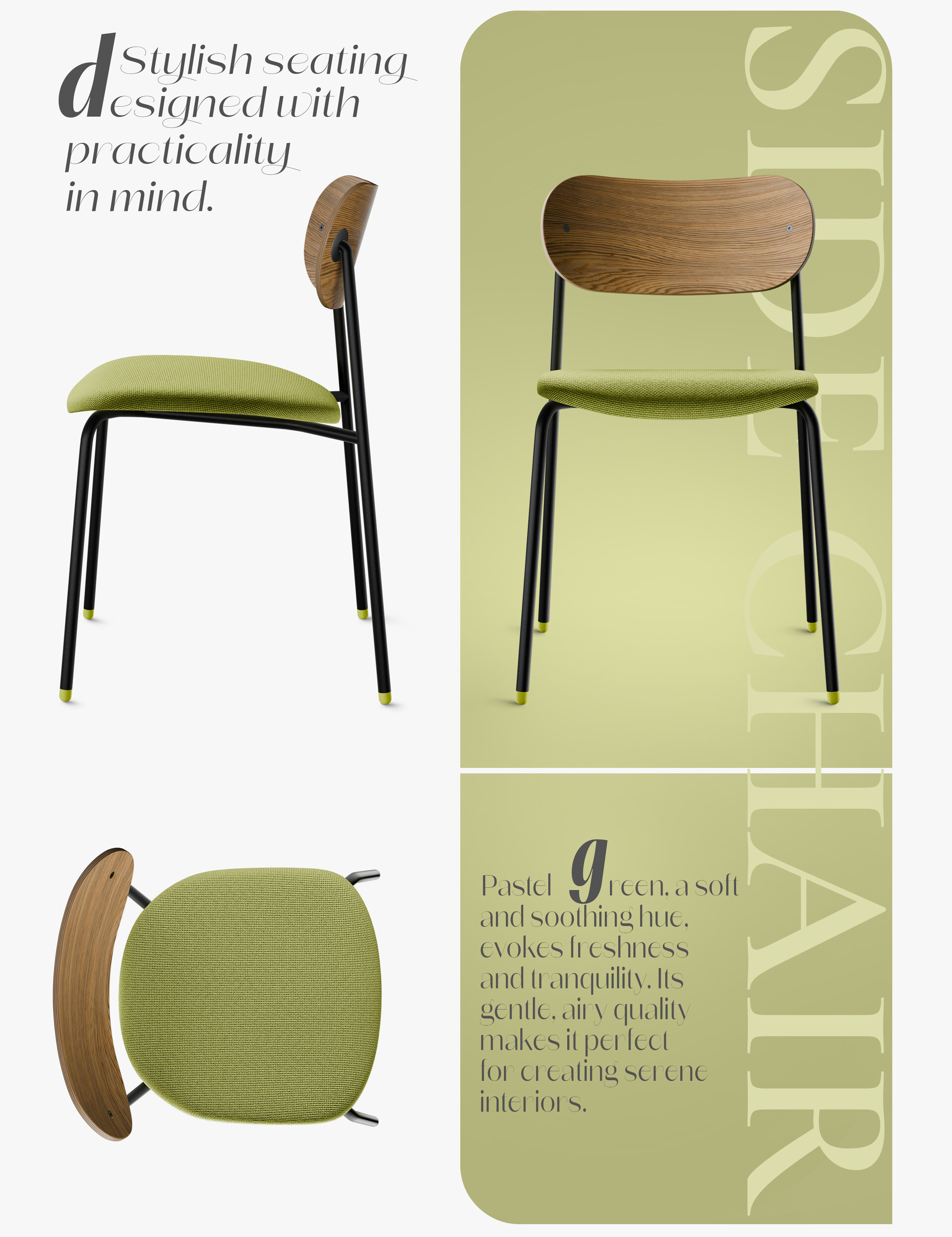 ArtStation - Side chair modelling and showcasing