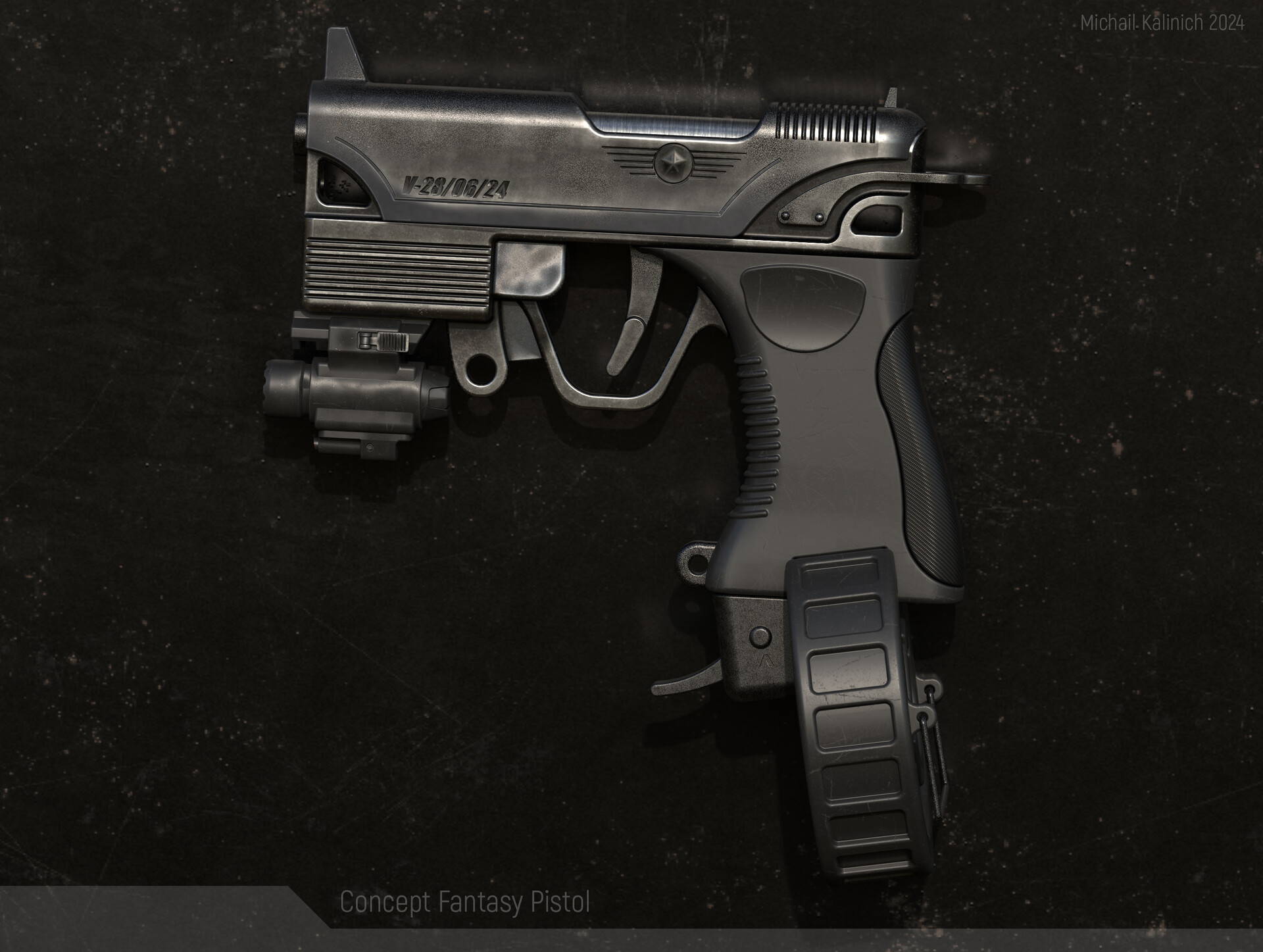 ArtStation - 3D Concept Fantasy Pistol