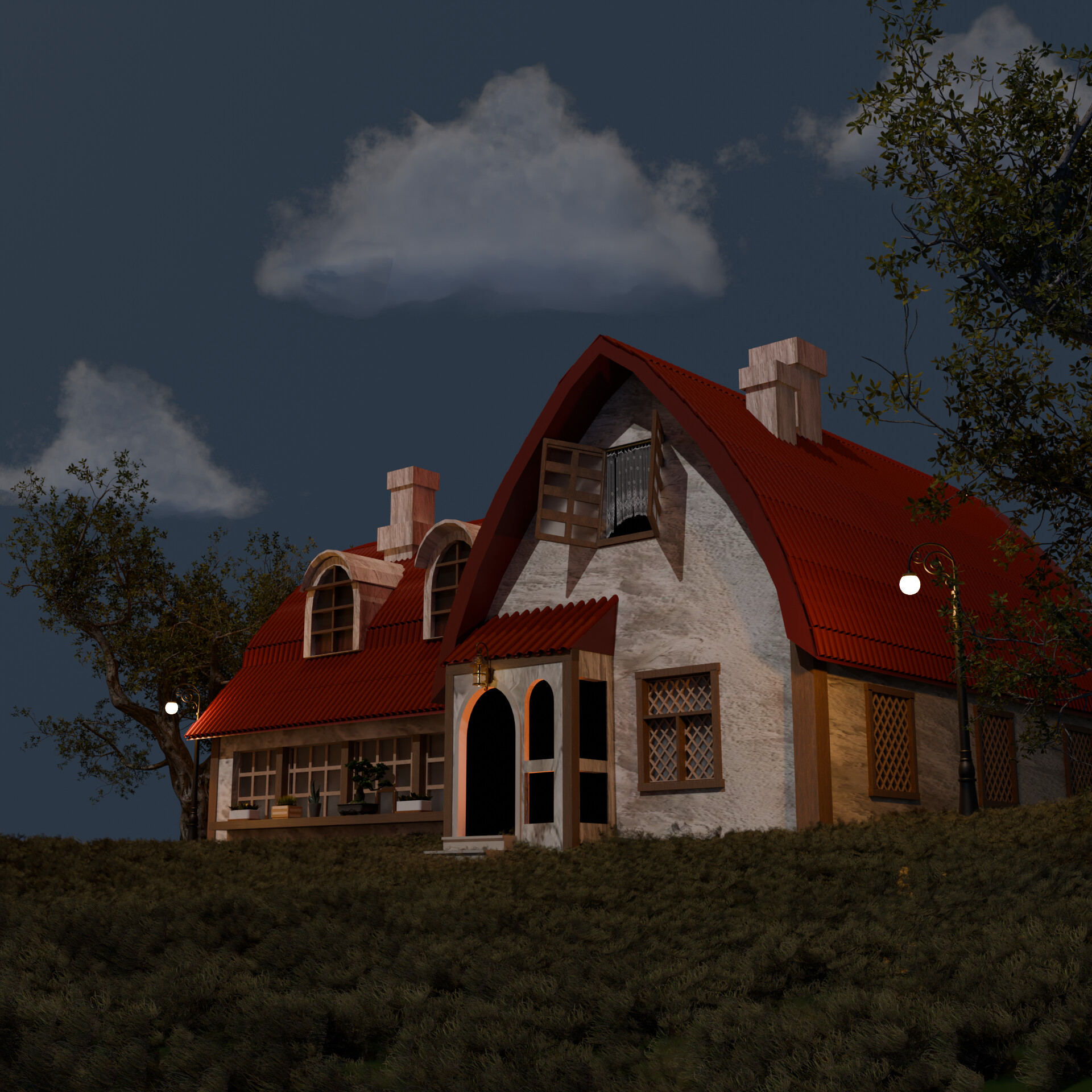ArtStation - cute house