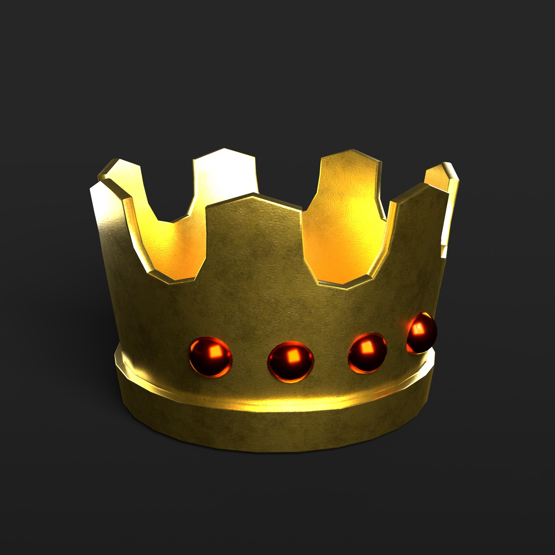 ArtStation - Crown king Gold