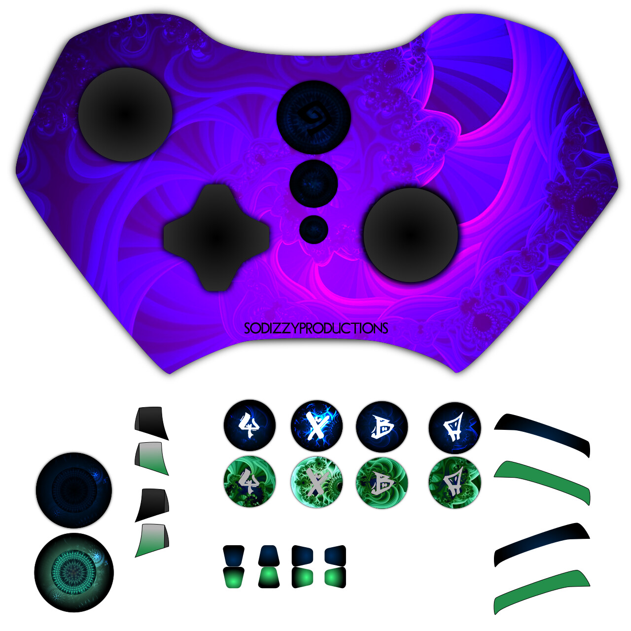 ArtStation - Fractal Based Controller Input Overlay for Livestreaming