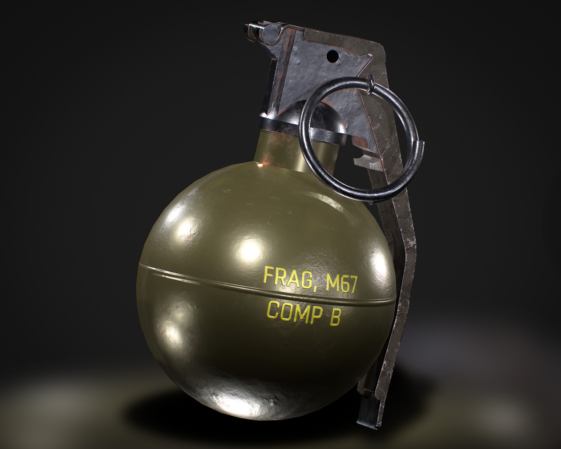 ArtStation - M67 Frag Grenade
