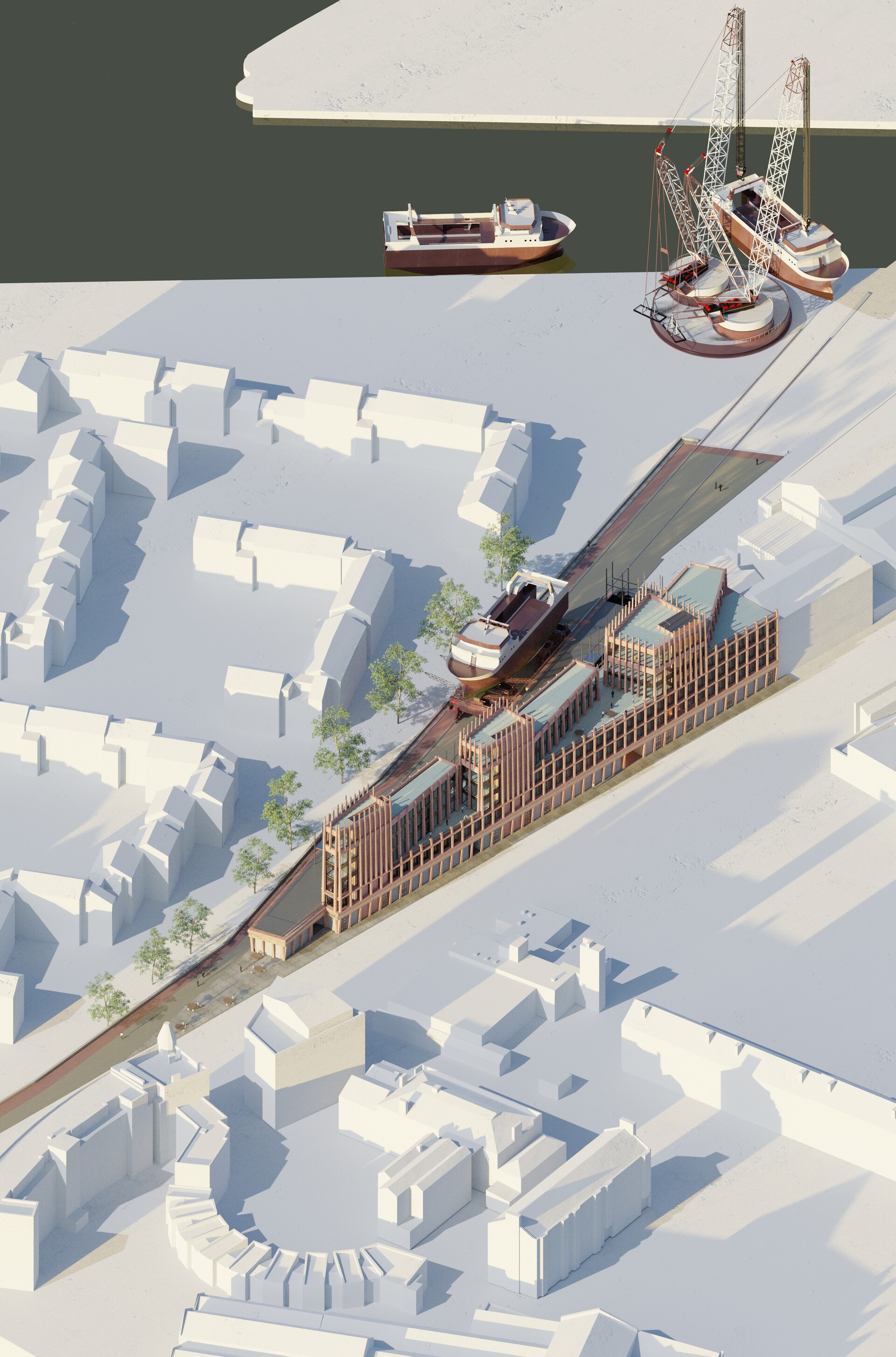 ArtStation - The Shipyard Trust Industrial Column