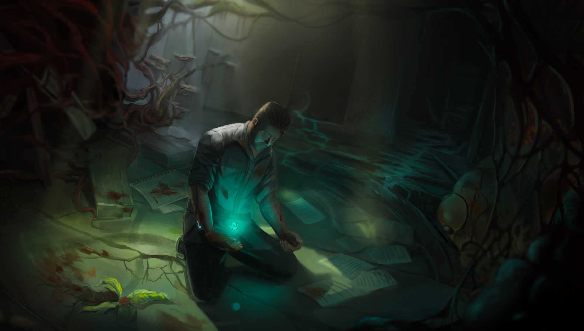 ArtStation - V大结课作业1——原子之心同人