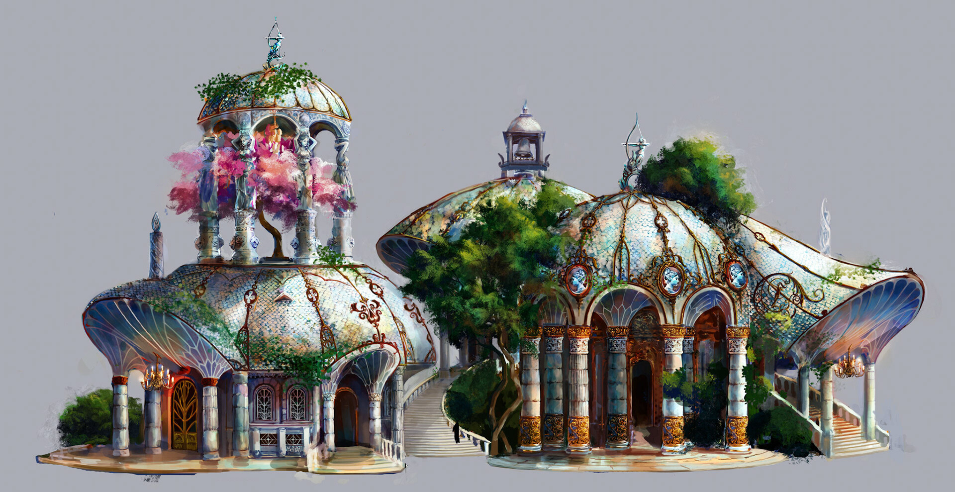 ArtStation - Elf House Design