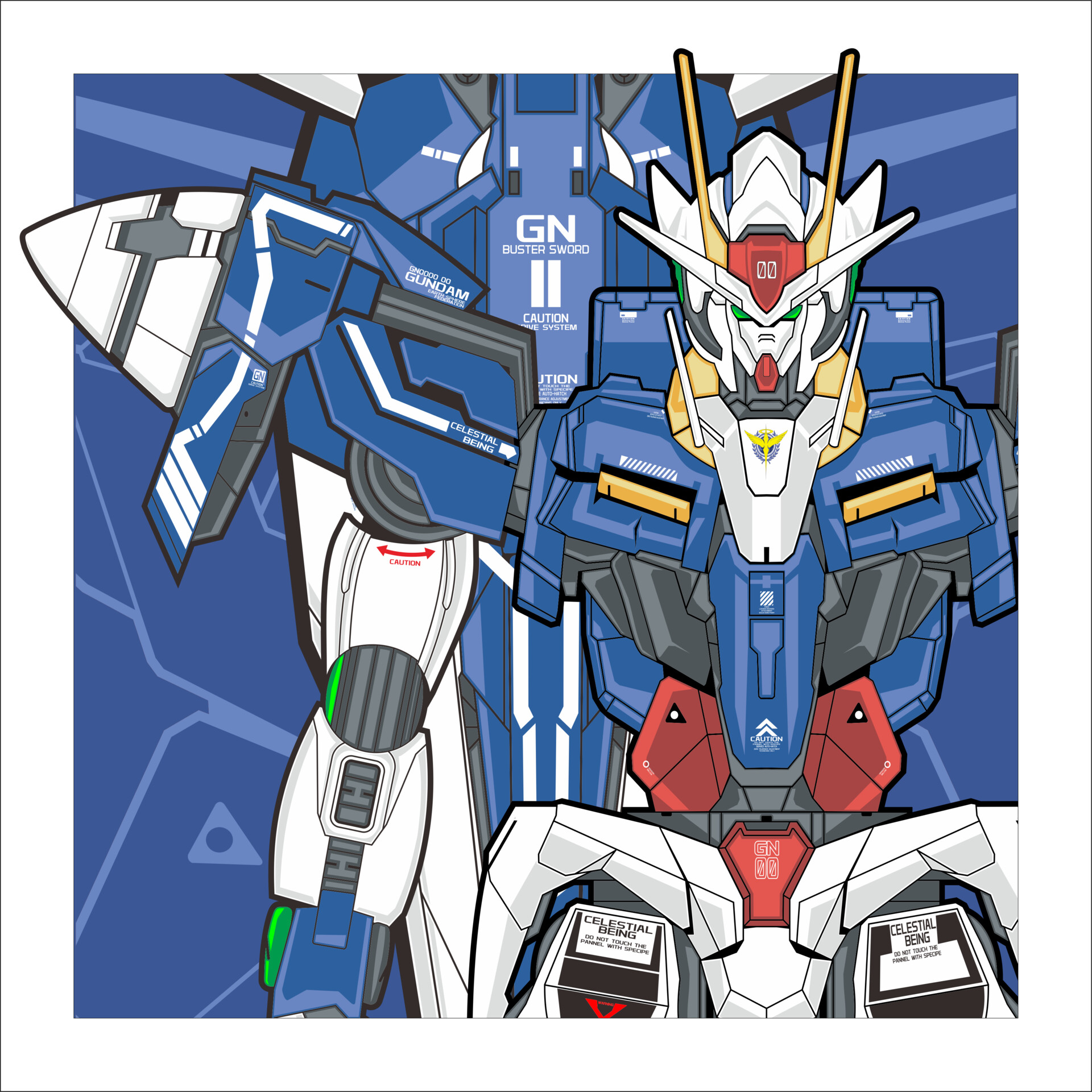 ArtStation - Artwork Gundam 00 Raiser