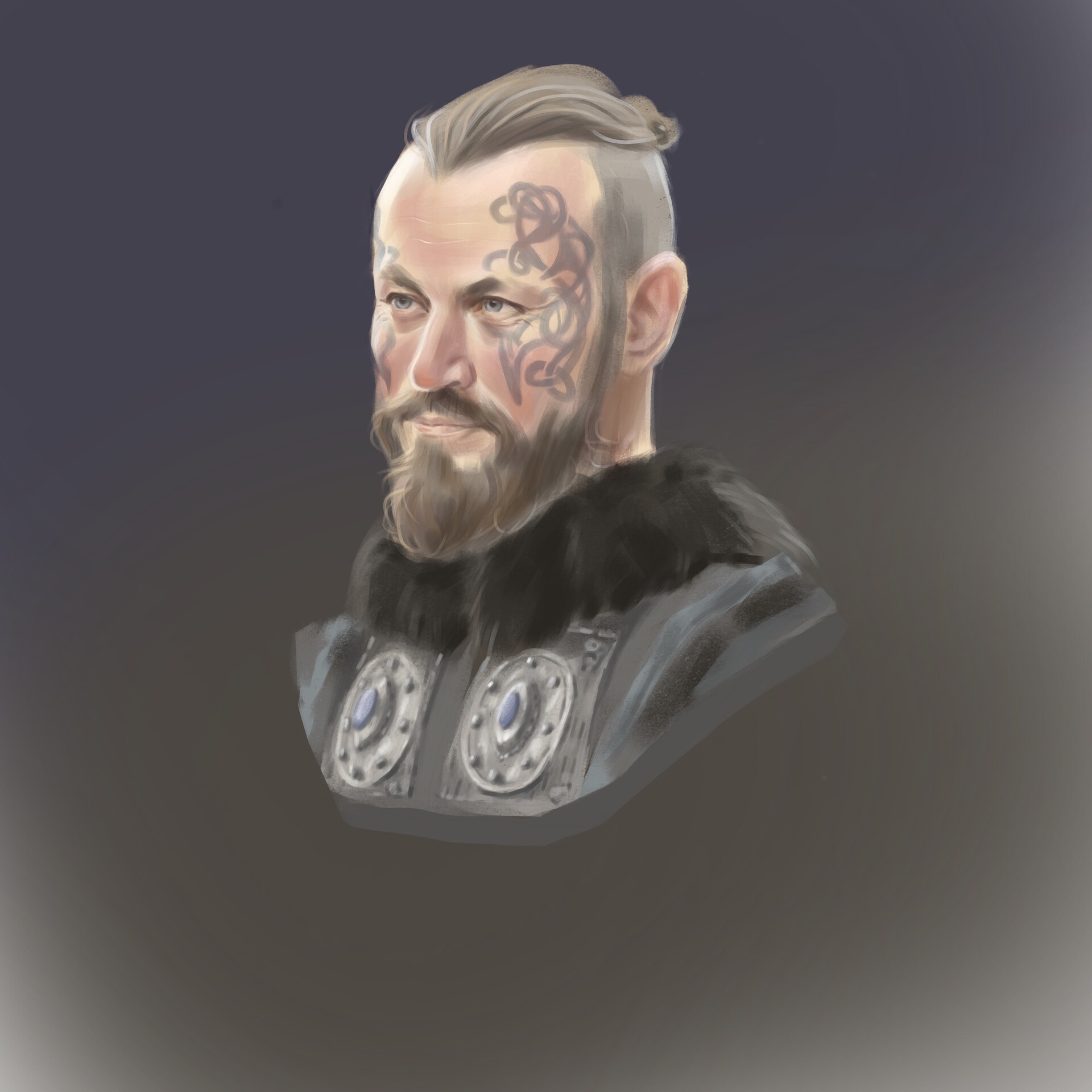 ArtStation - fan art 2d for Vikings