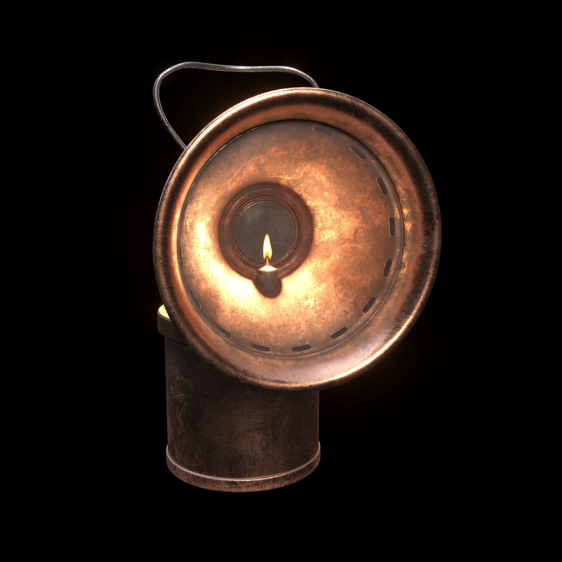 ArtStation - Old Gas Lamp