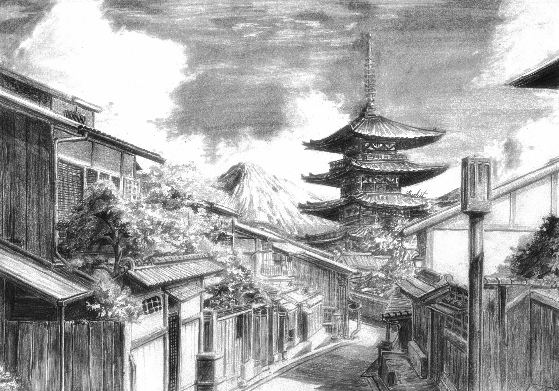 ArtStation - Kiyomizu Temple