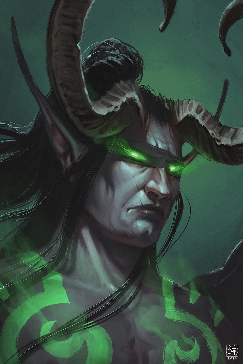 illidan face