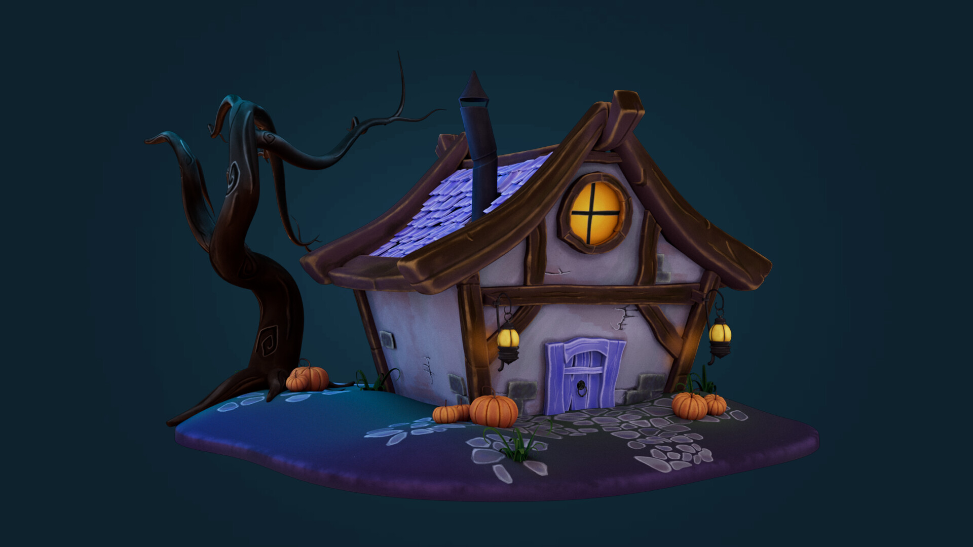 ArtStation - Cartoon Hut