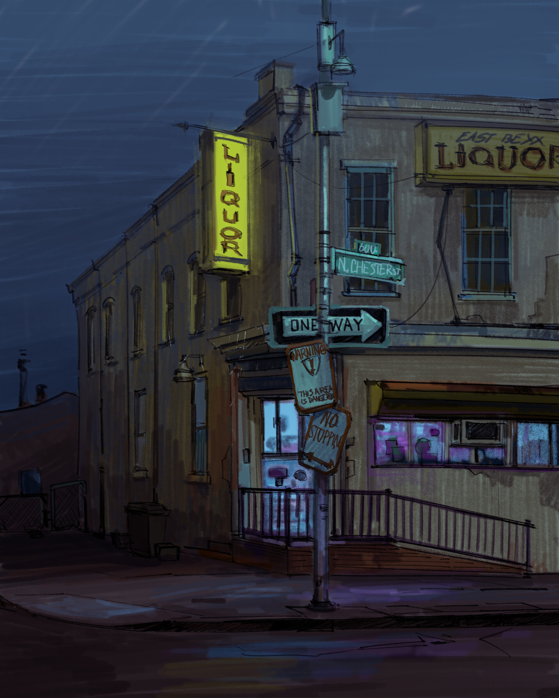 ArtStation - Liquor store