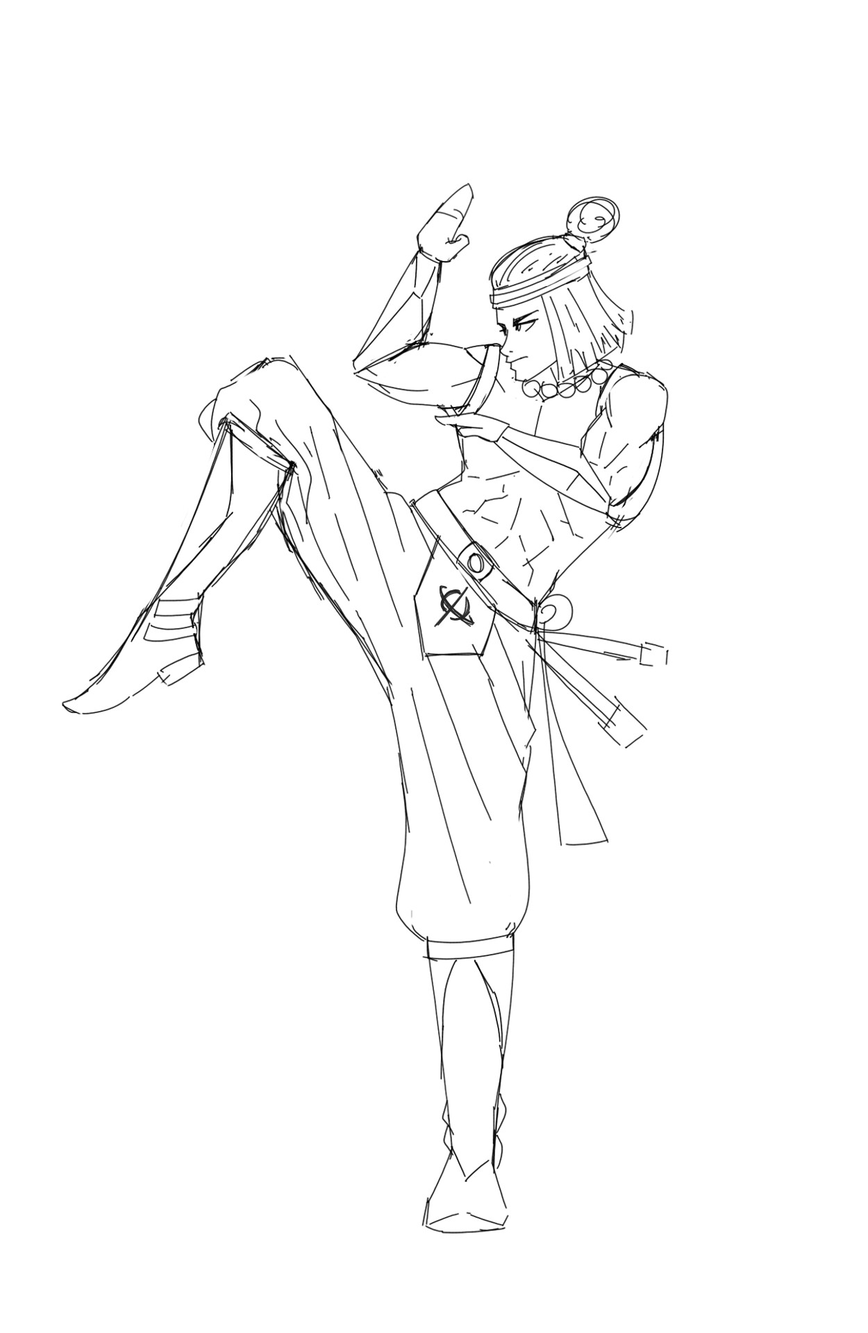 how to draw fire god liu kang