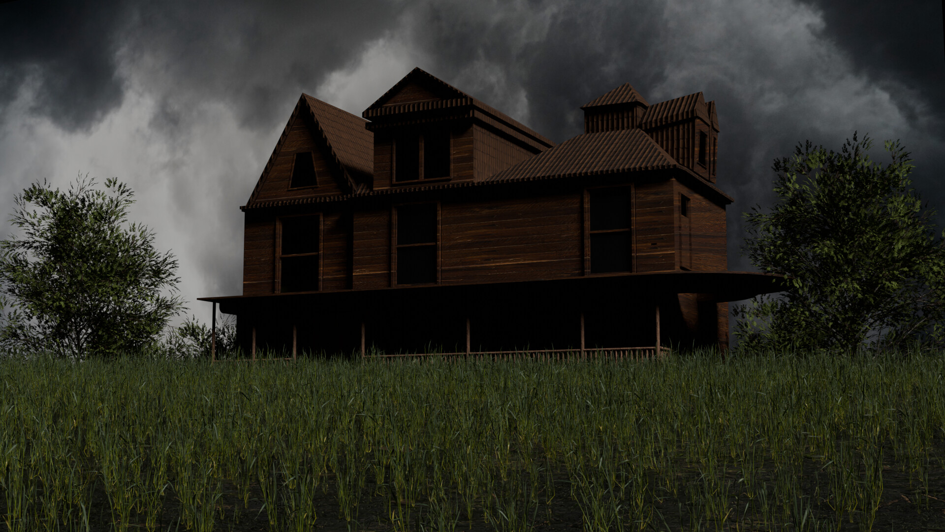 ArtStation - Haunted House environment