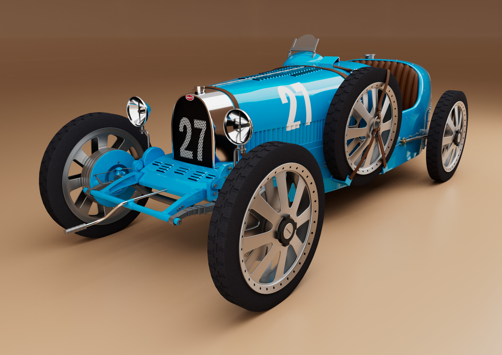 ArtStation - Bugatti T35 1924 - High Poly Model