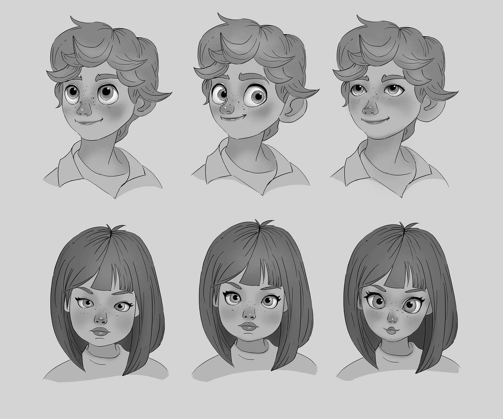 ArtStation - Cartoon avatar practice