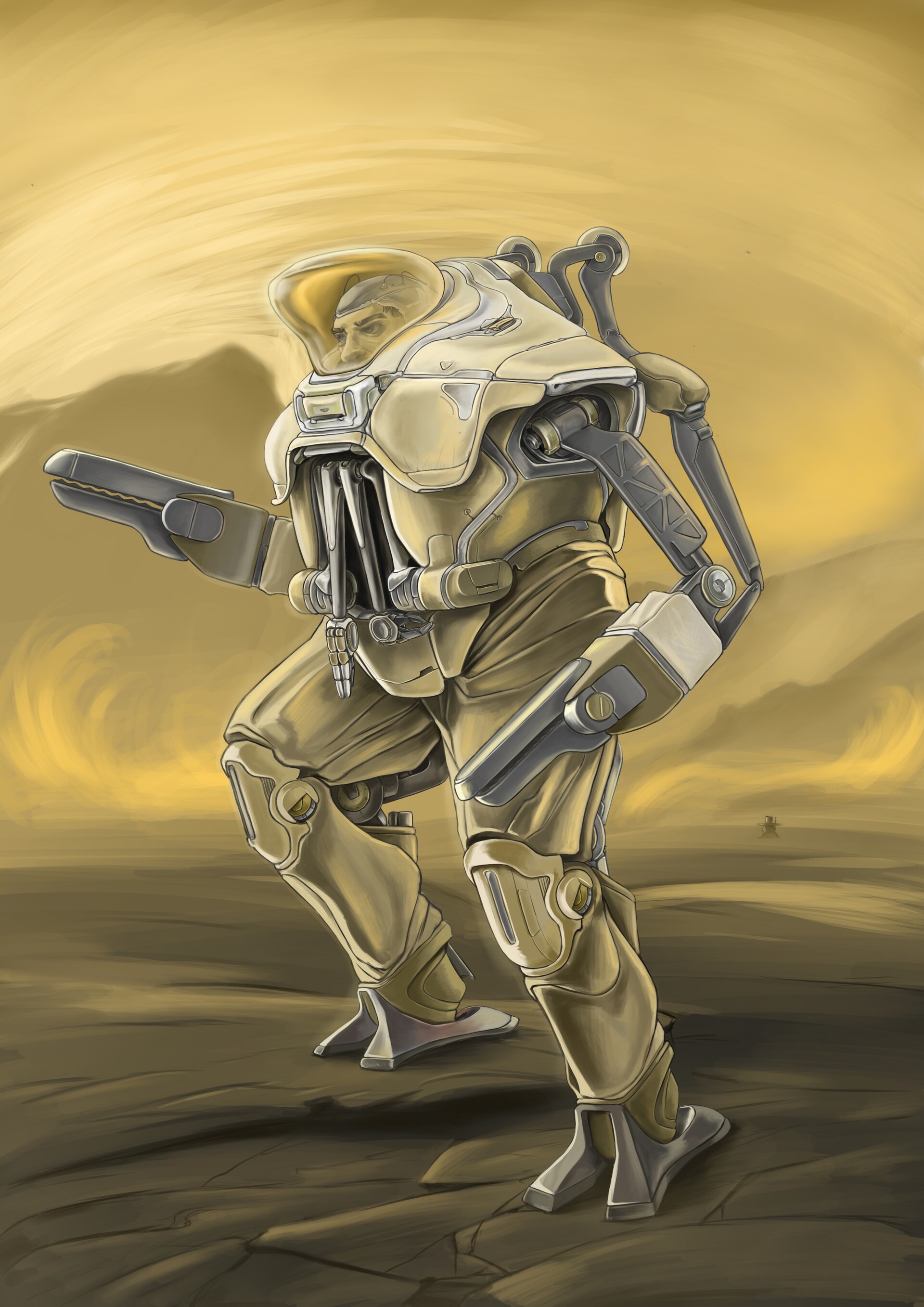 ArtStation - The Venusian Wanderer