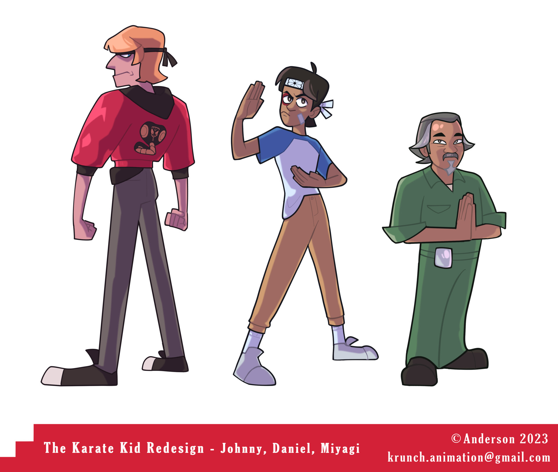 ArtStation - The Karate Kid - Character Design