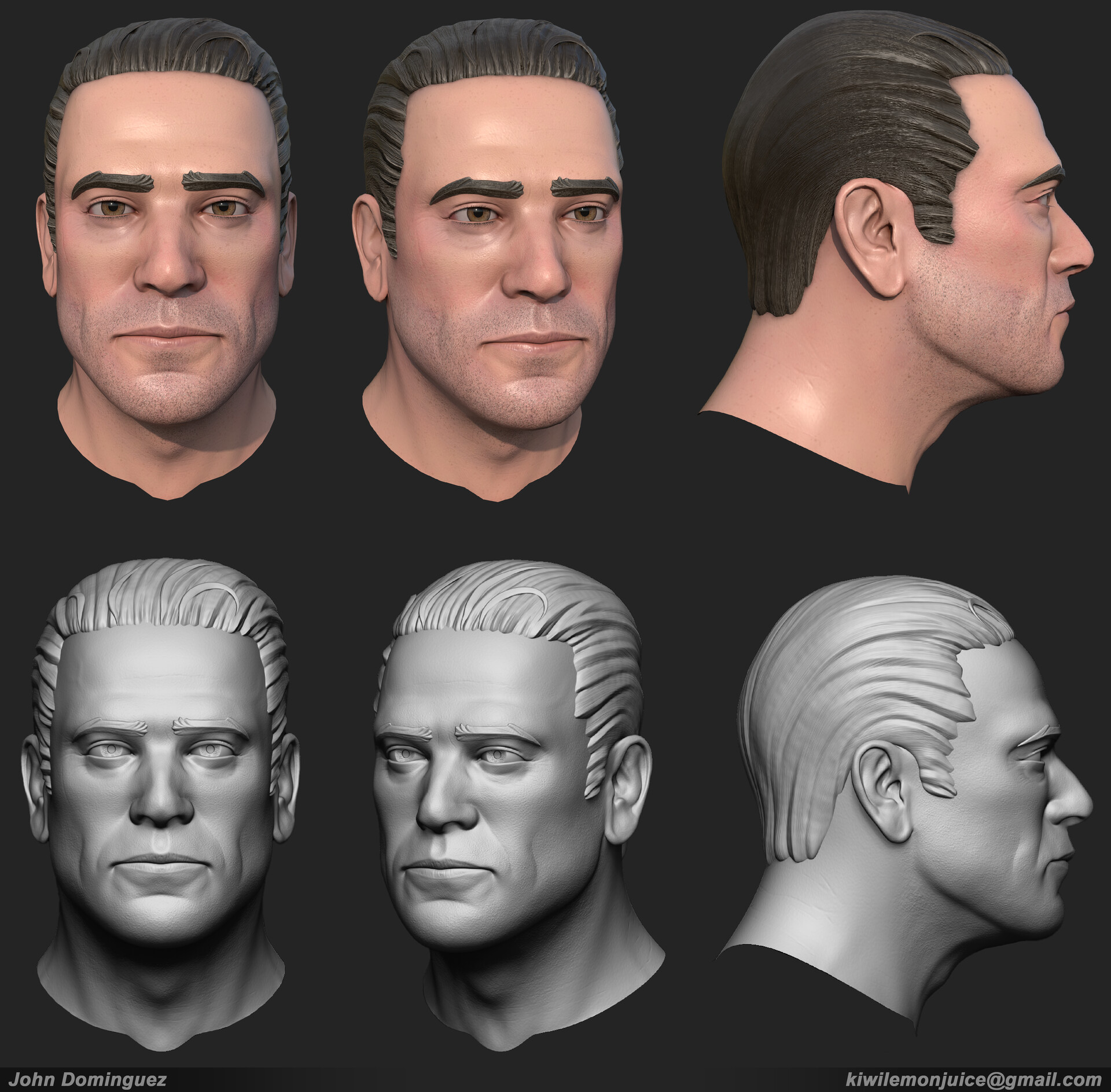 John Dominguez - Jeffrey Dean Morgan Bust