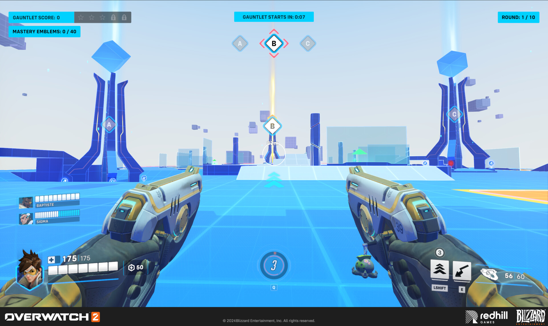 Redhill Games - Overwatch 2 UX Hero Mastery Gauntlet