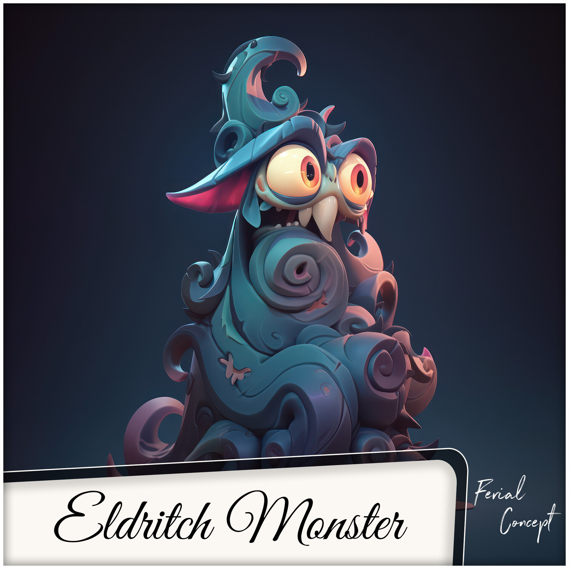 ArtStation - 🔹230 Eldritch Monster - Stylized Character Reference Image ...