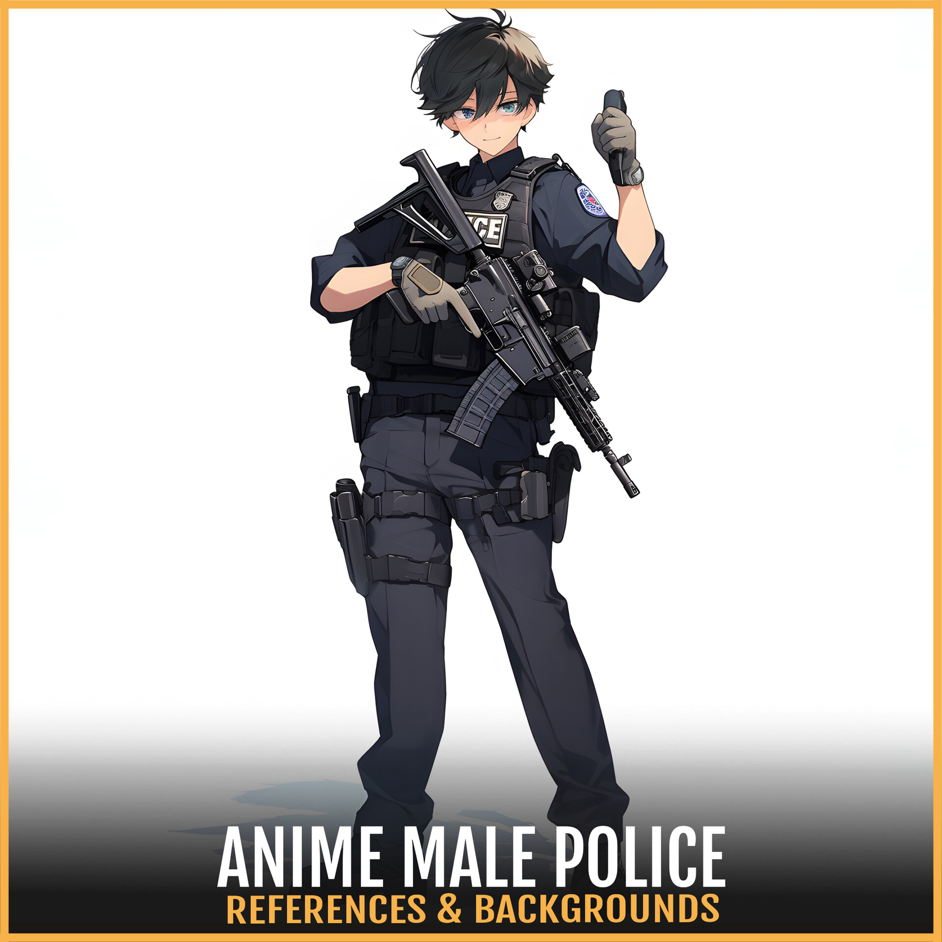 ArtStation - 303 Anime Male Police