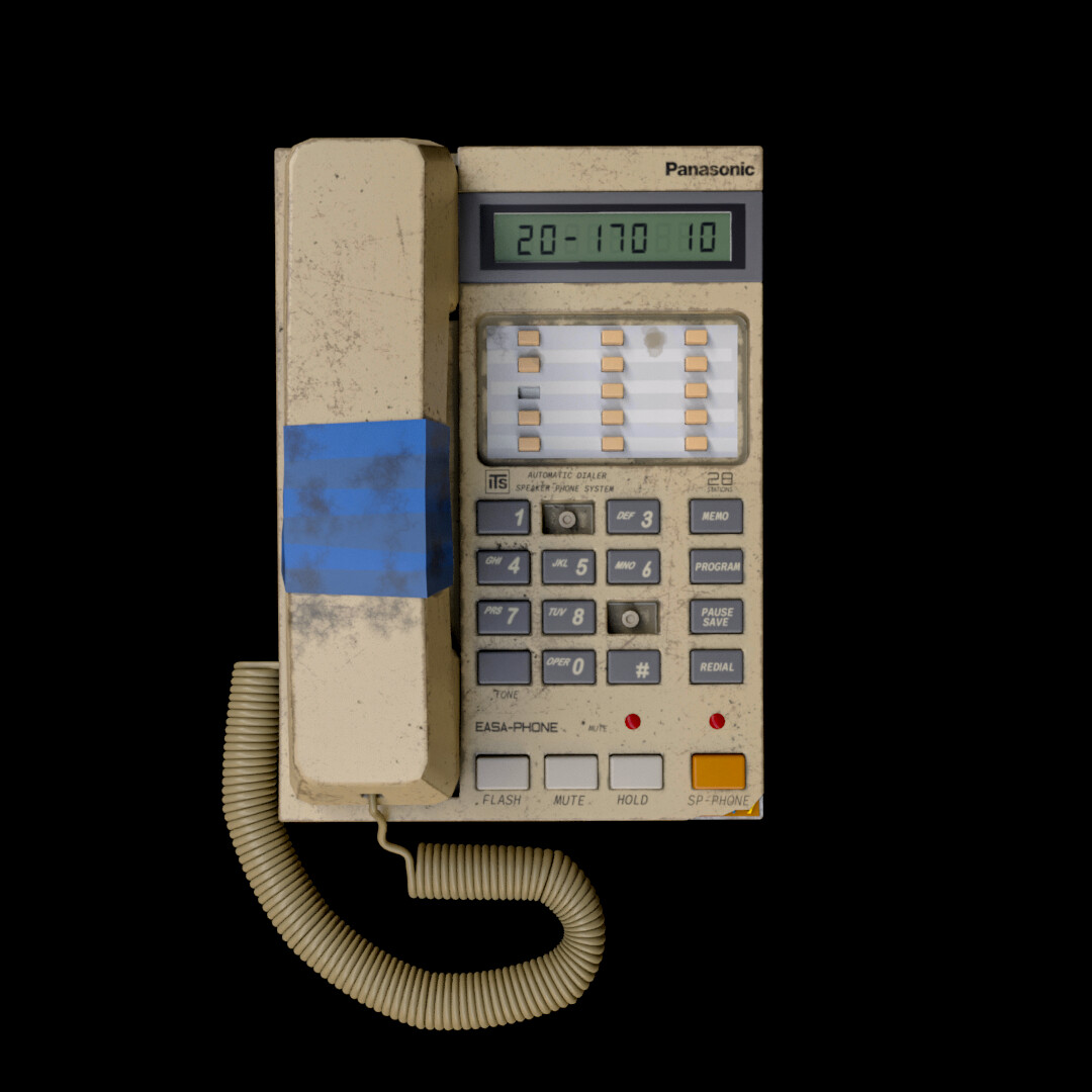 ArtStation - Panasonic telephone.