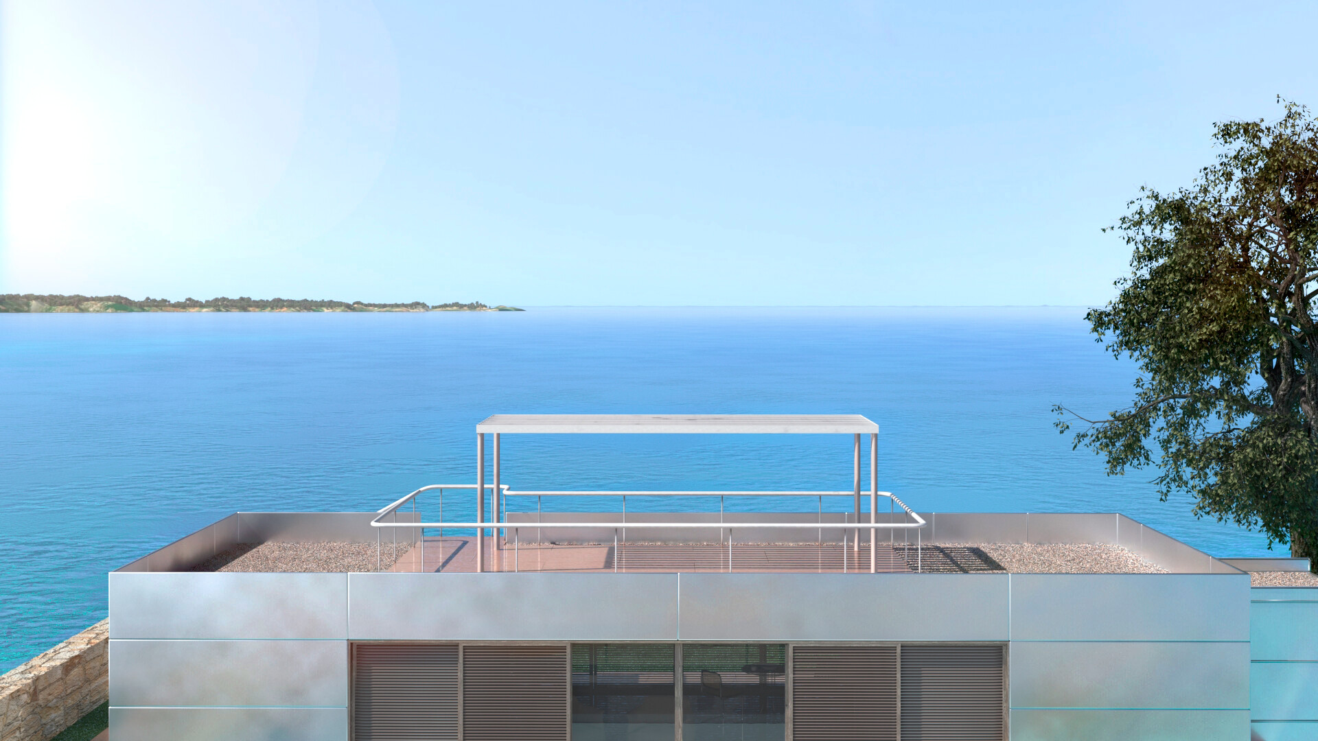 ArtStation - Alejandro de la Sota: Housing in Alcudia, Mallorca, 1984