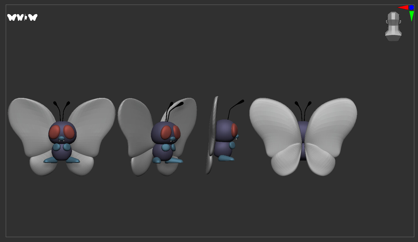 ArtStation - Pokemon Character Blockout Exercises