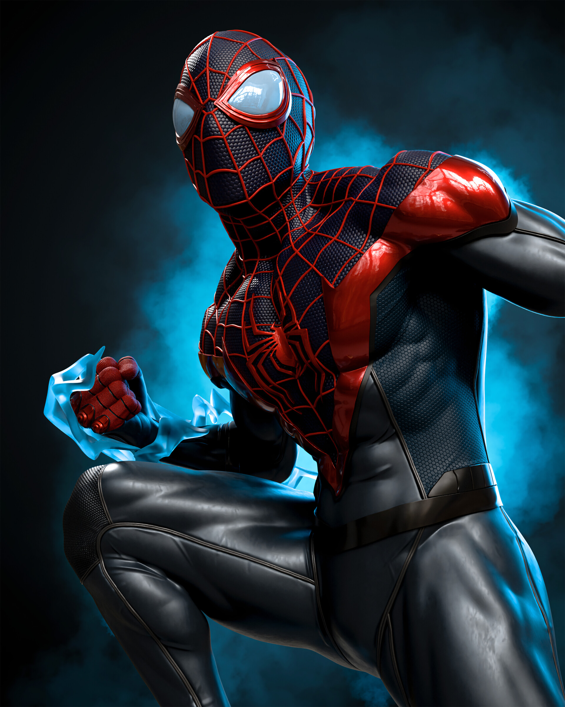 ArtStation - Miles Morales - 1/6 Scale Statue