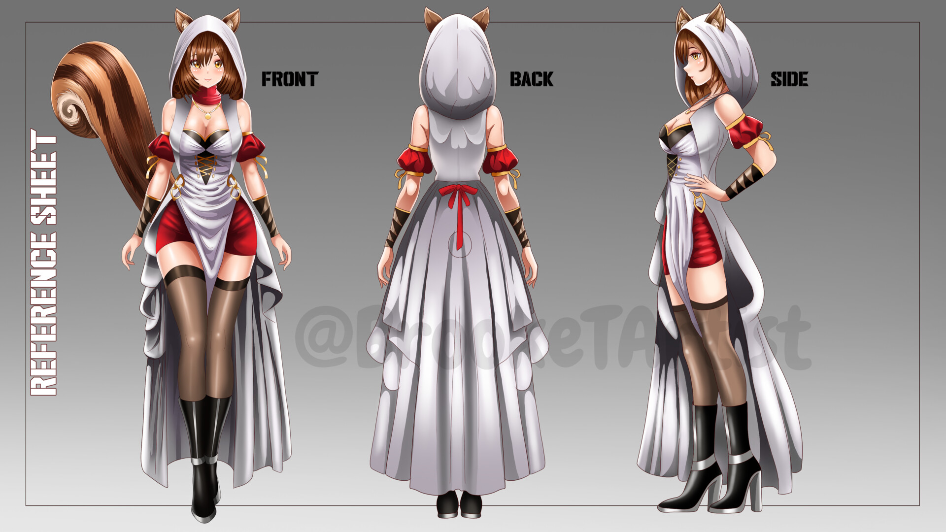 Brooke Jones - V-Tuber Reference Sheet