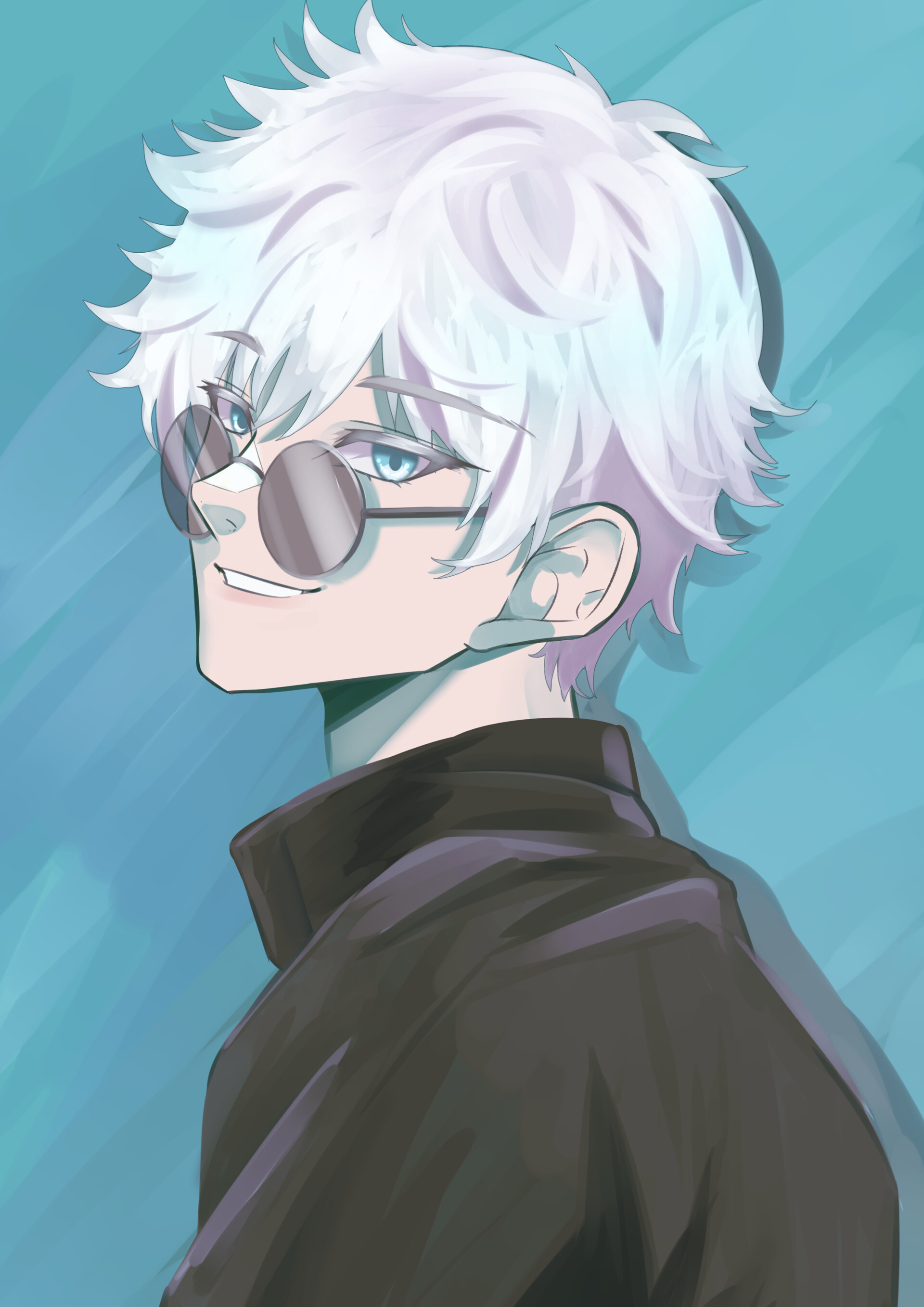 ArtStation - Gojo (painting study)