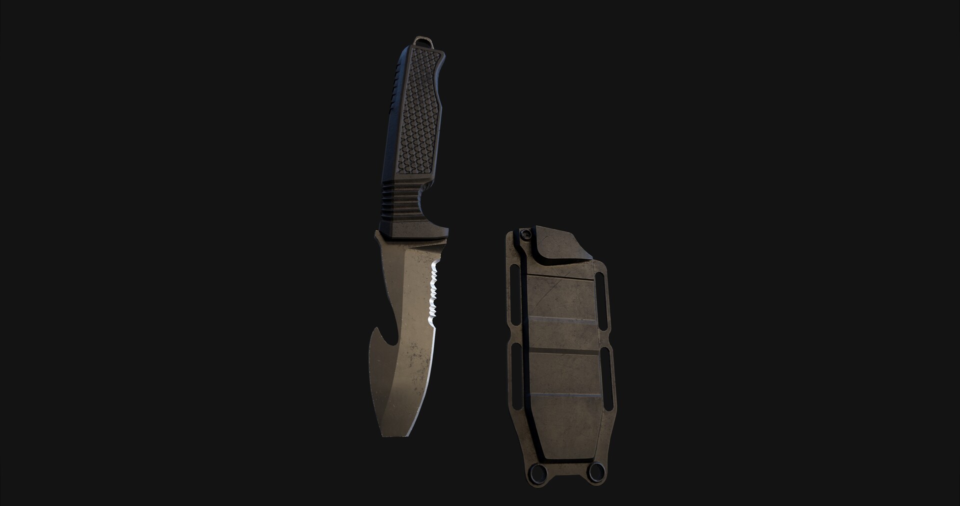 ArtStation - Game Ready Diving Knife