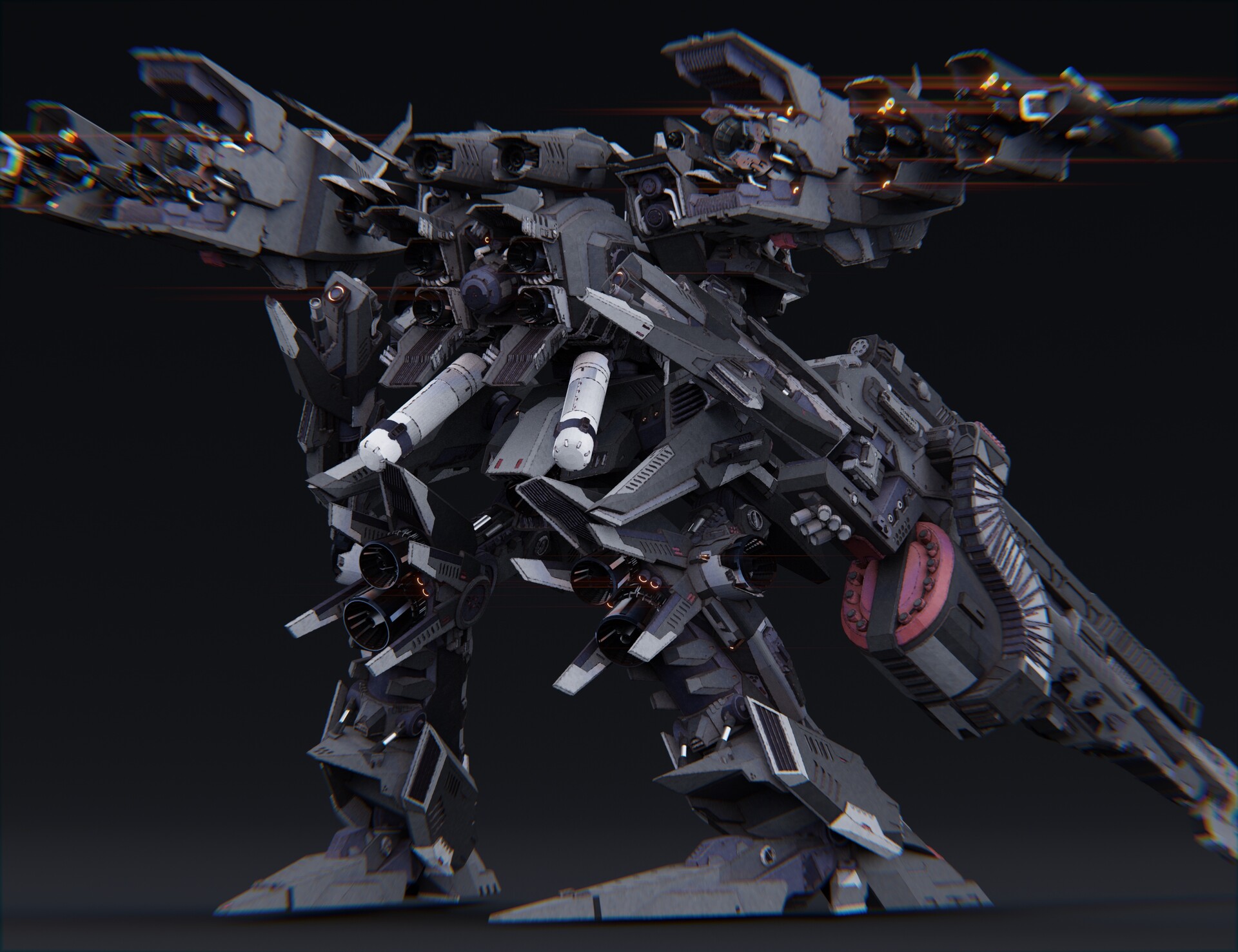 ArtStation - Original mech No. 1 Back