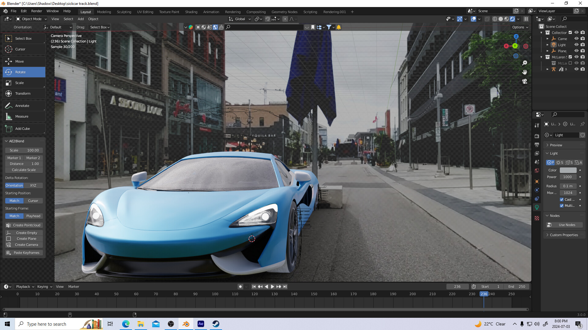 ArtStation - Tutorial in editing! Learn it easy peezy! After effects to blender tracking