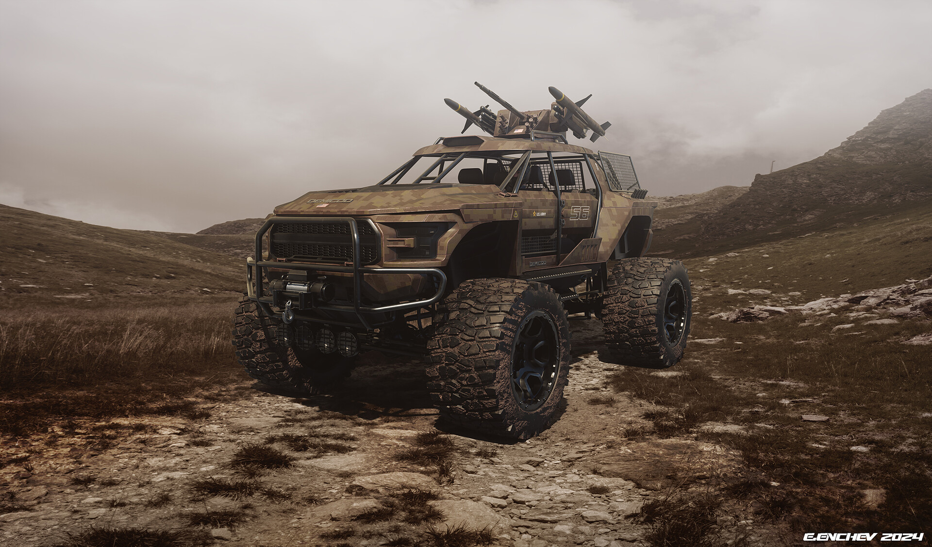ArtStation - Military off-road vehicle