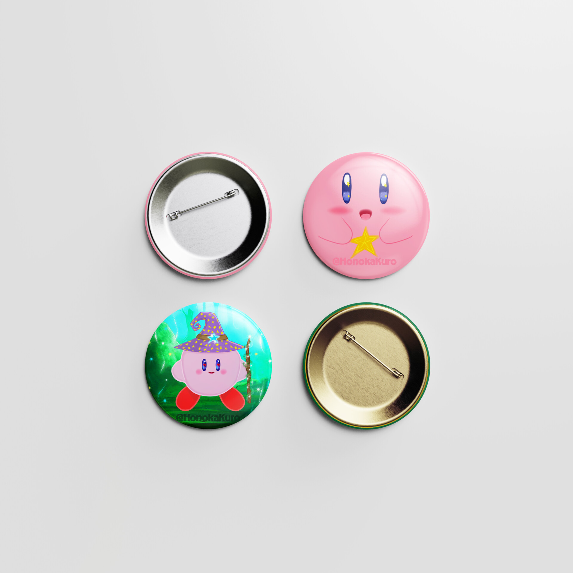 ArtStation - Kirby buttons