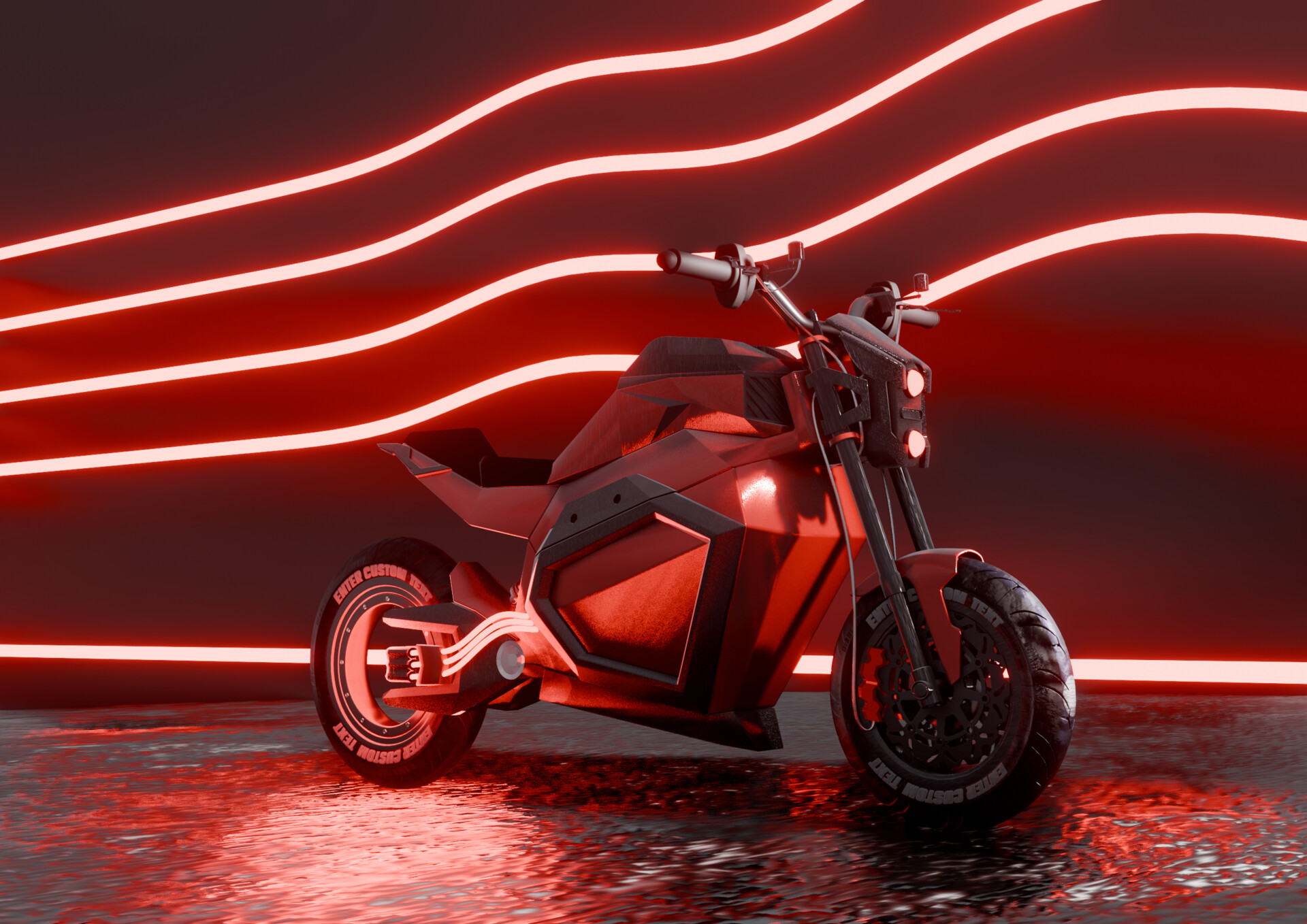 ArtStation - blender bike
