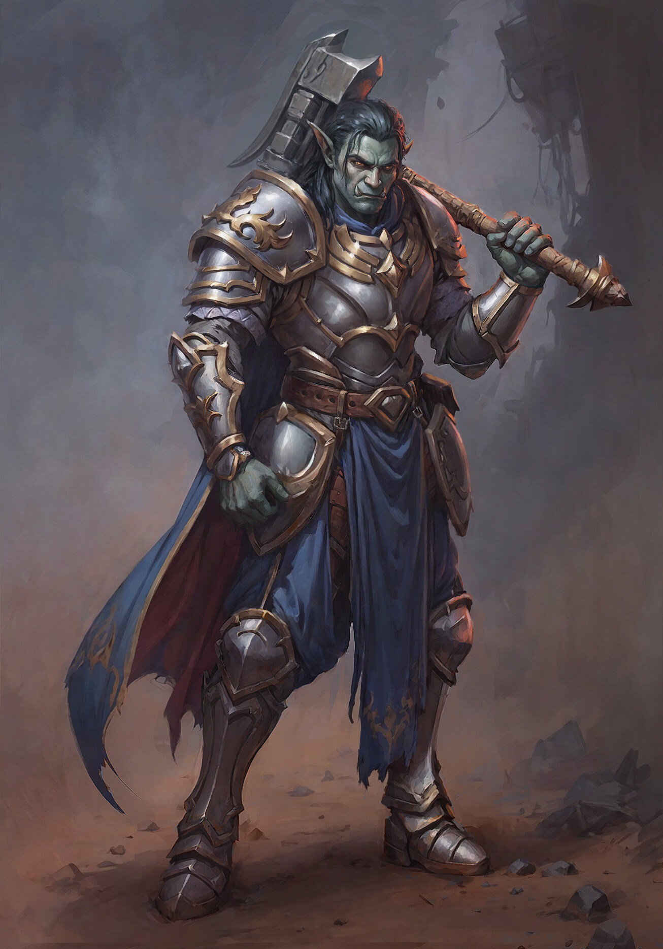 ArtStation - Half-orc Paladin