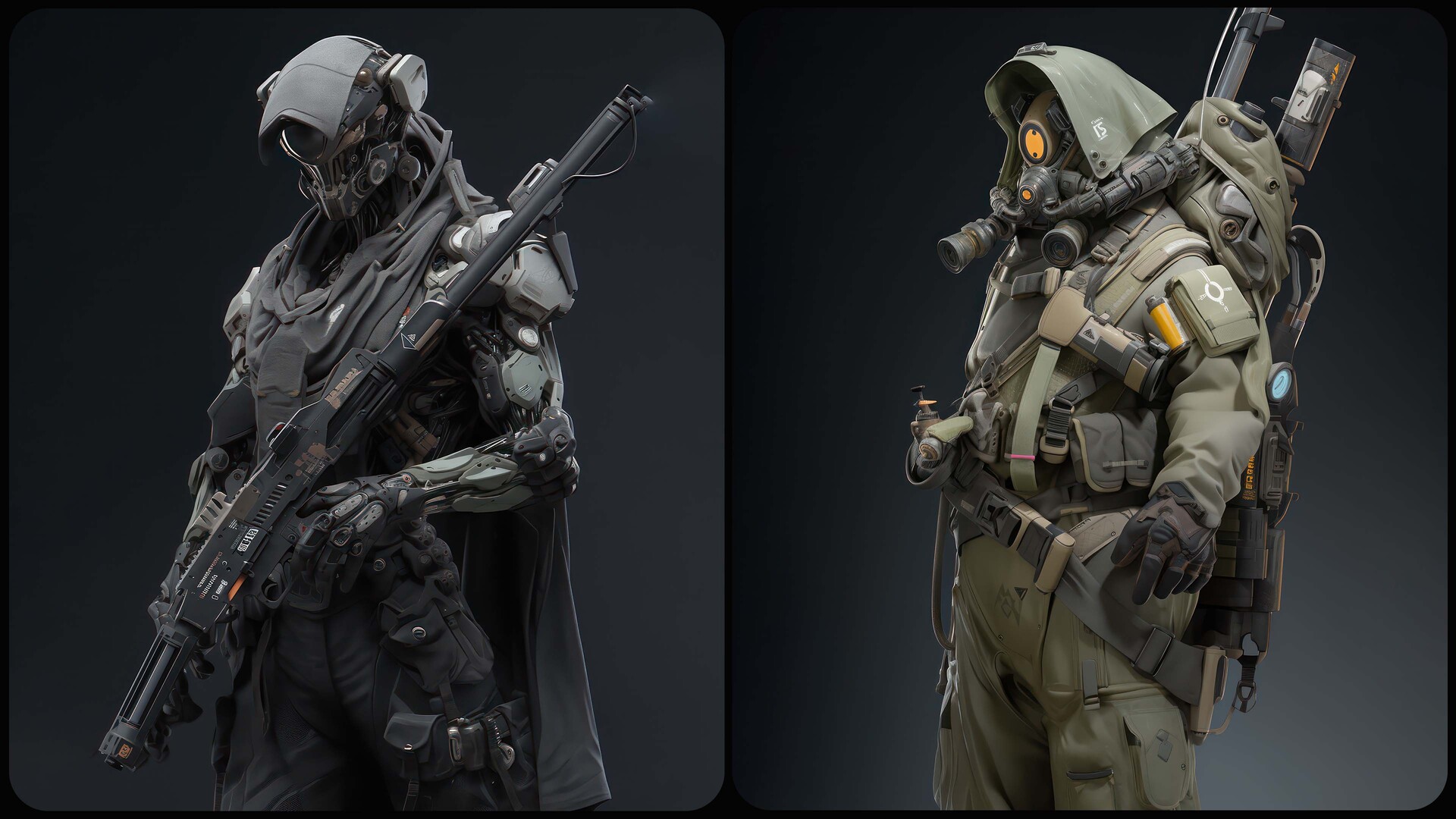 Ferial Studio - 🔹240 Alien Sniper Character Reference Image Pack v.30 |4K|