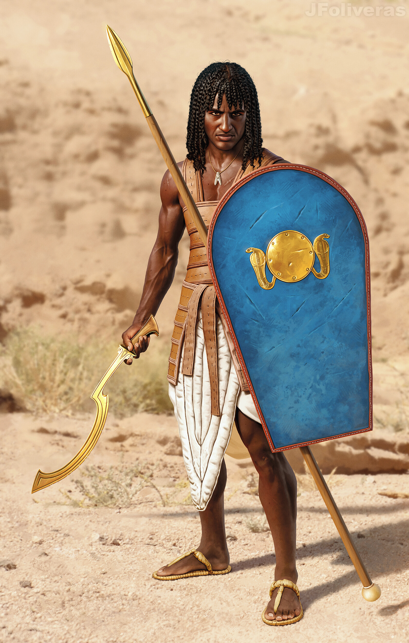 ArtStation - Egyptian soldier