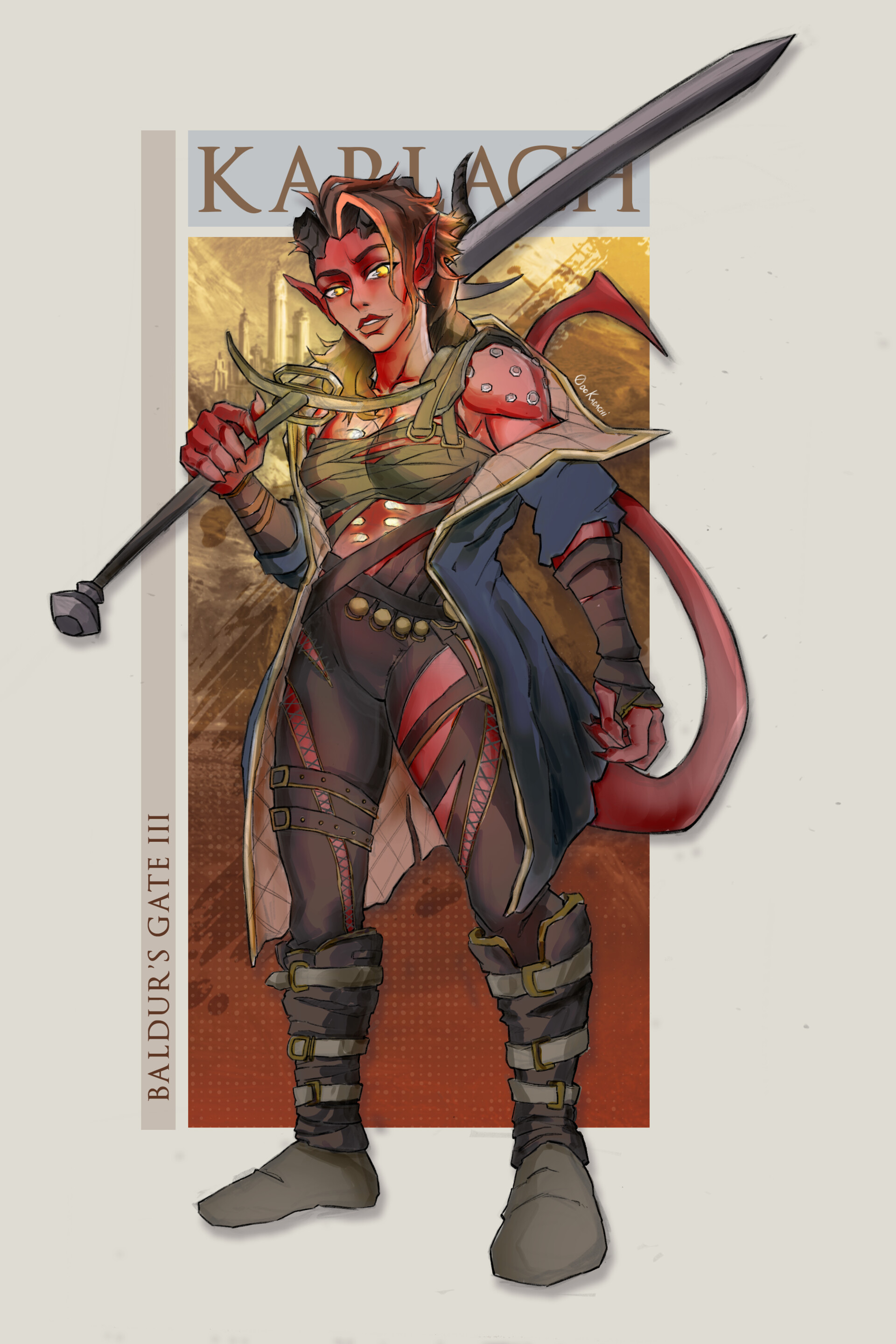 ArtStation - Karlach - Baldur's Gate 3 Comission