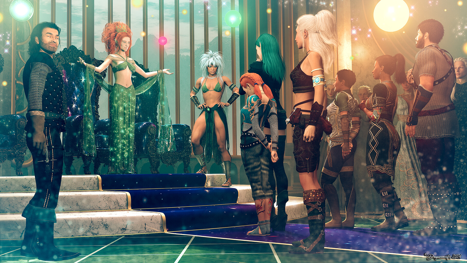 ArtStation - Morwel, Queen of the Court of Stars