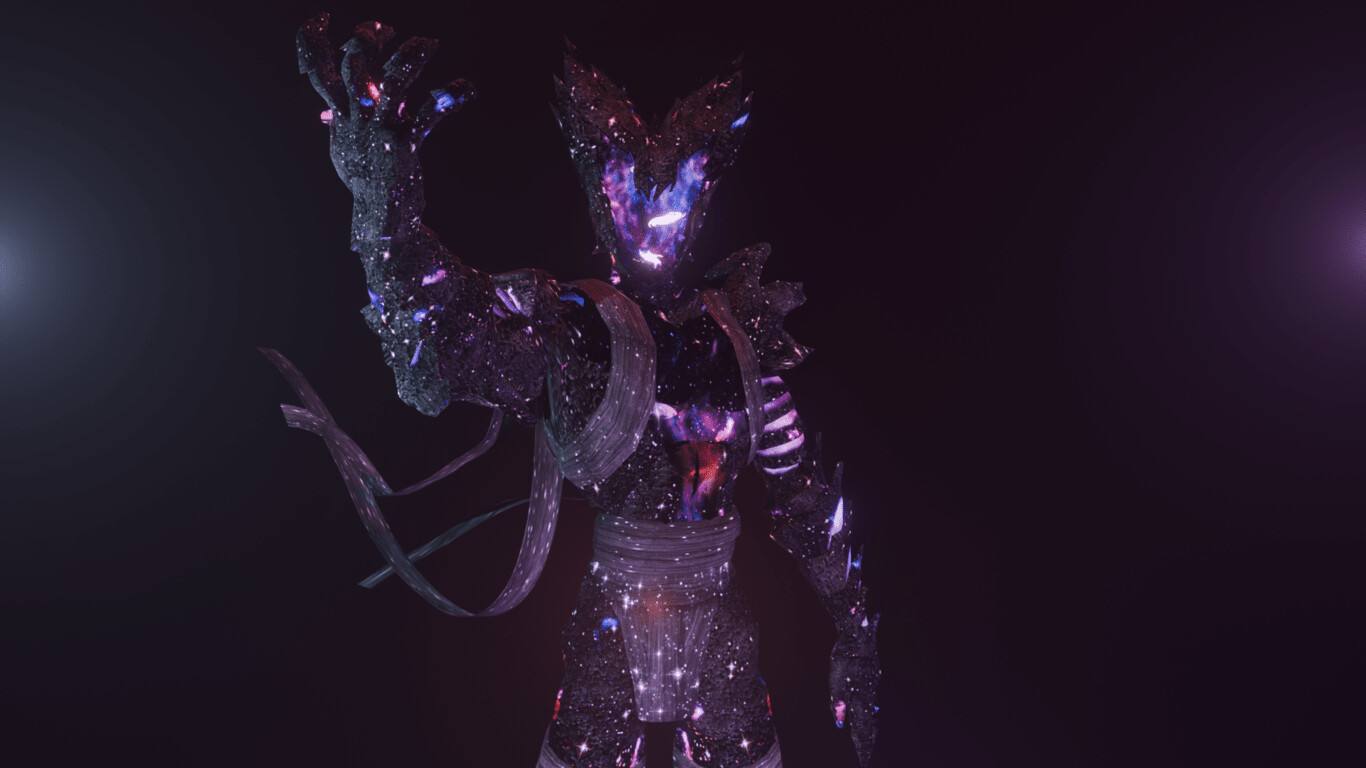 ArtStation - Cosmic Fear Garou | Cosmic Garou Saitama Mode