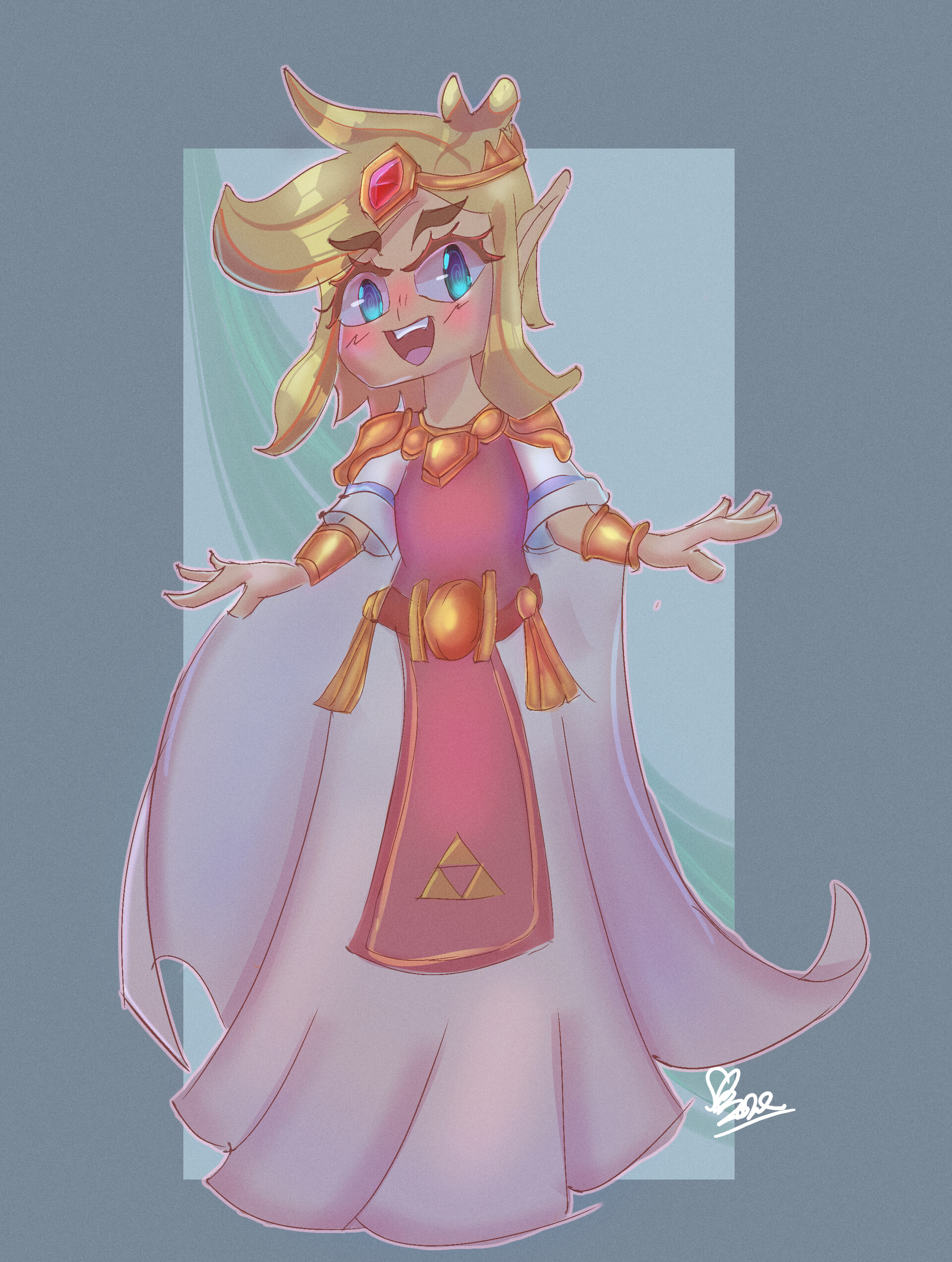 ArtStation - Princess Link - Zelda