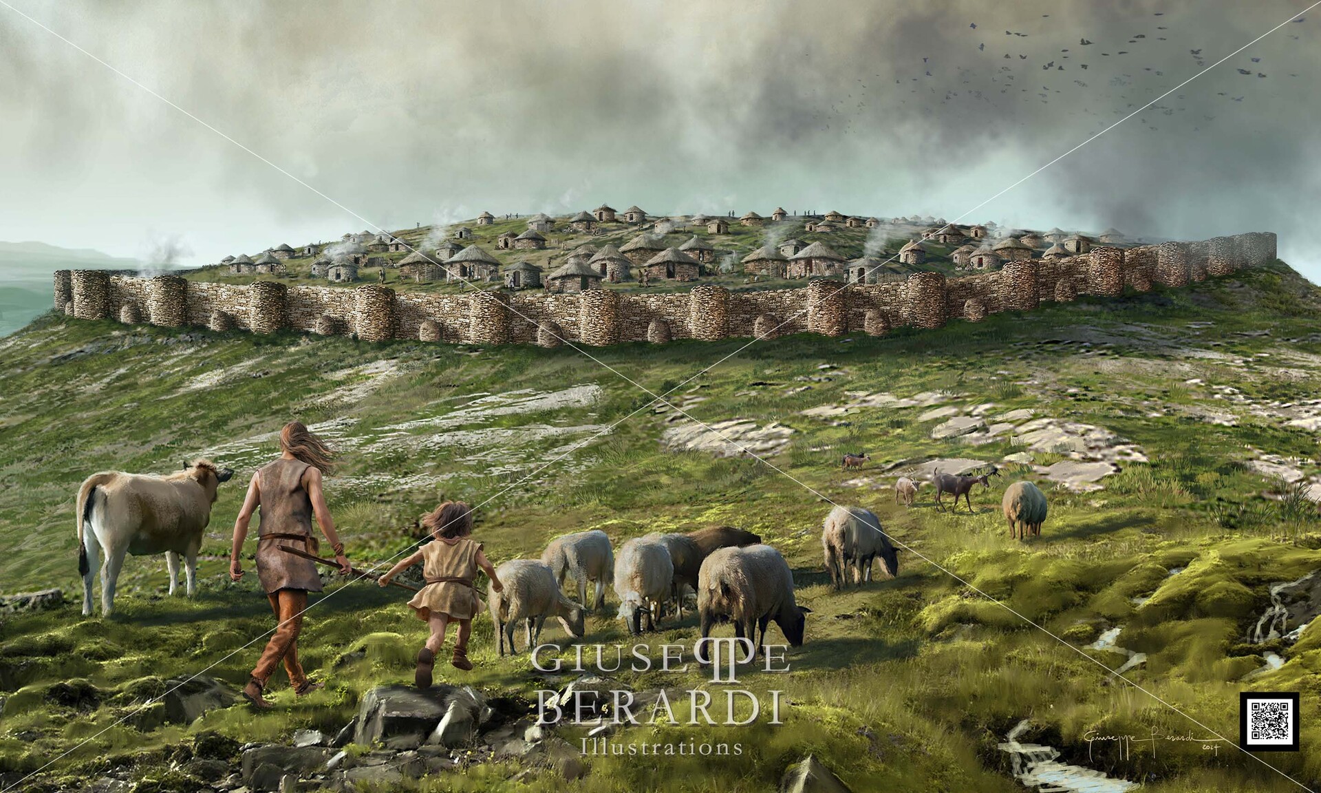 ArtStation - Neolithic village,