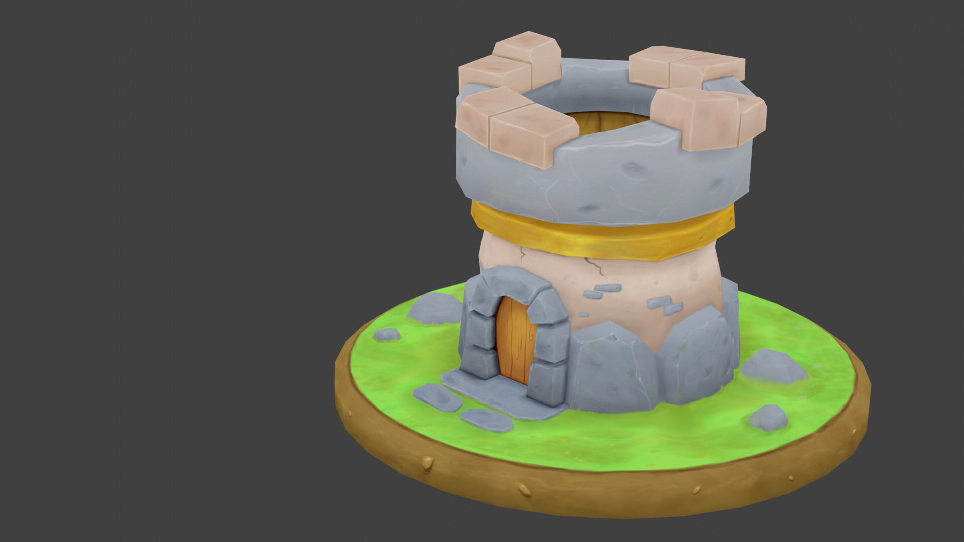 ArtStation - Cartoon style Tower